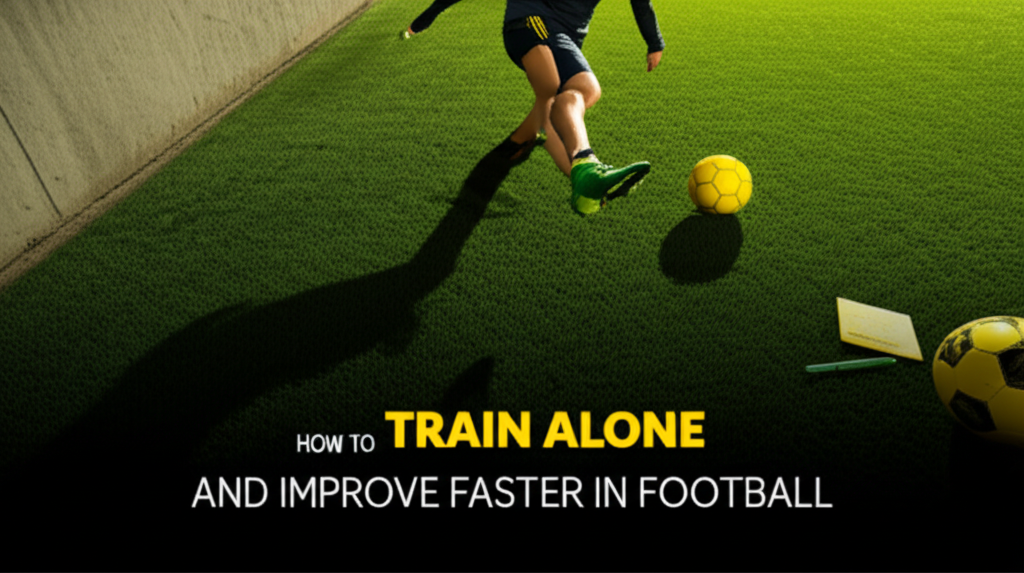 How to Train Alone and Improve Faster in Football | WDSportz